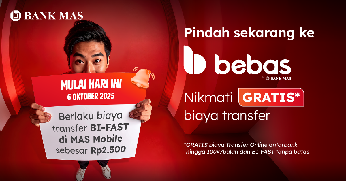 Perubahan Biaya Transfer BI-FAST di aplikasi MAS Mobile - PT Bank ...
